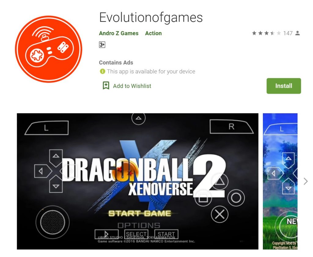 EVOLUTION OF GAMES APP - Webrandings
